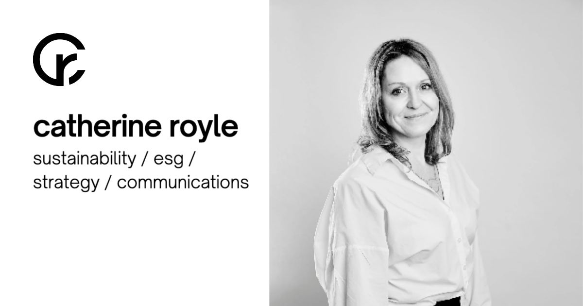 catherine royle sustainability